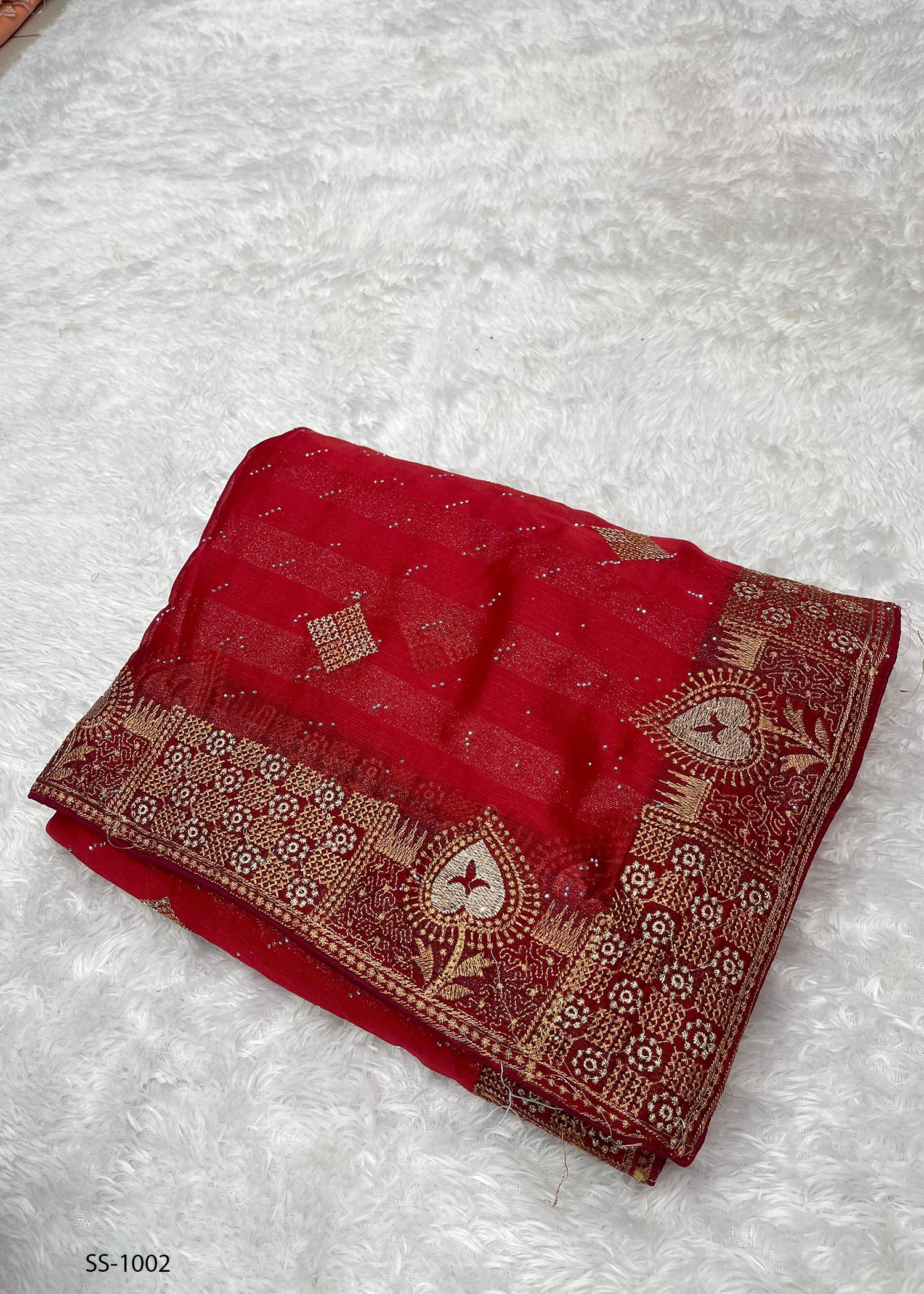 SS-1002 RIM JHIM PATTERN WITH HEAVY EMBROIDERY WITH SIROSKI ALL OVER ...